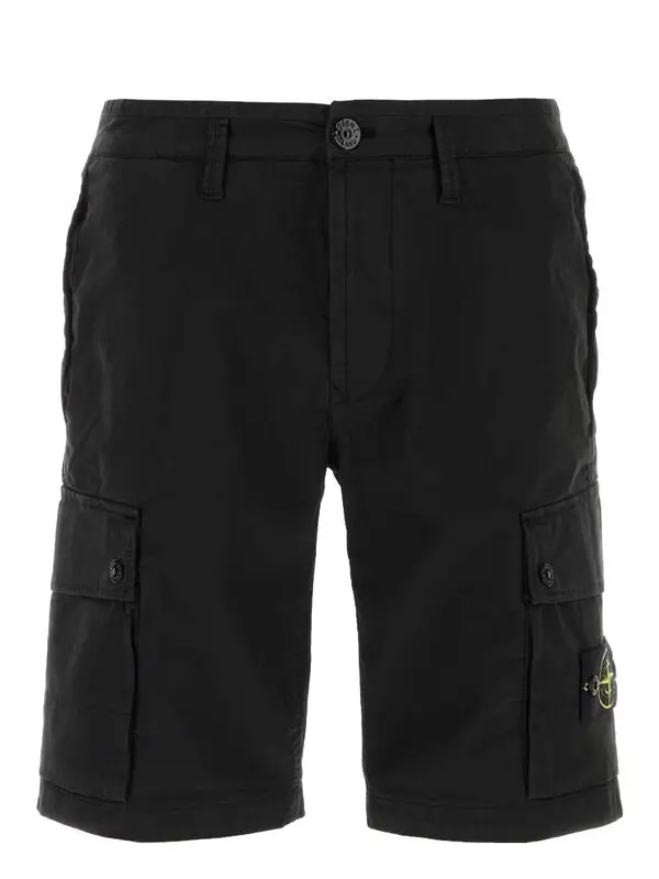 Stone Island Bermuda Shorts - Black