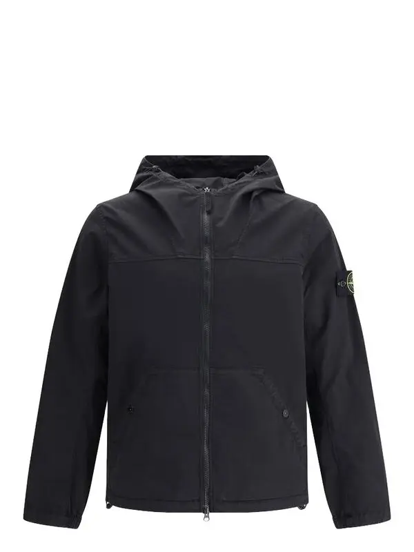 Stone Island Cotton Jacket - Black