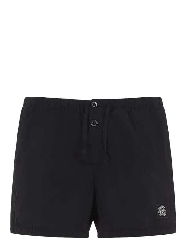 Stone Island Polyamide Shorts - Black