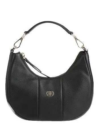 CERRUTI 1881 Leather Hobo Bag - Black