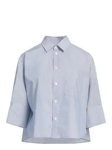 Red Valentino Striped Cotton Polyester Shirt - Azure