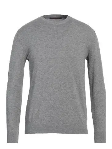TAKESHY KUROSAWA Long Sleeve Crewneck Knit Sweater - Grey