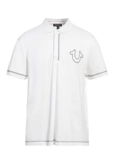 True Religion Polo Shirt Size Cotton - White