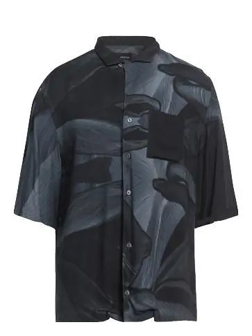 LARDINI Shirt Midnight Size Viscose - Blue