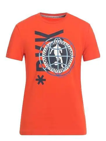 BIKKEMBERGS T-shirt Size Cotton, Elastane - Orange