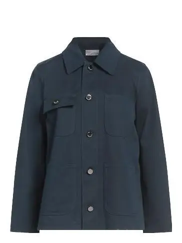 Red Valentino Jacket In Twill - Navy