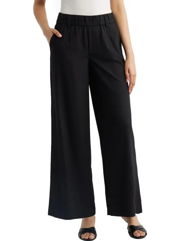 Wit & Wisdom Skyrise Straight Leg Pants - Black