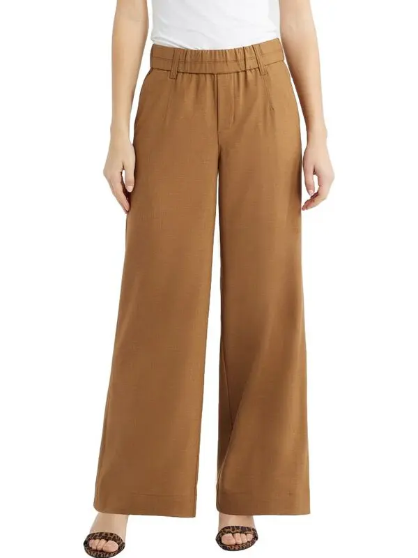 Wit & Wisdom Skyrise Straight Leg Pants - Butter Toffee