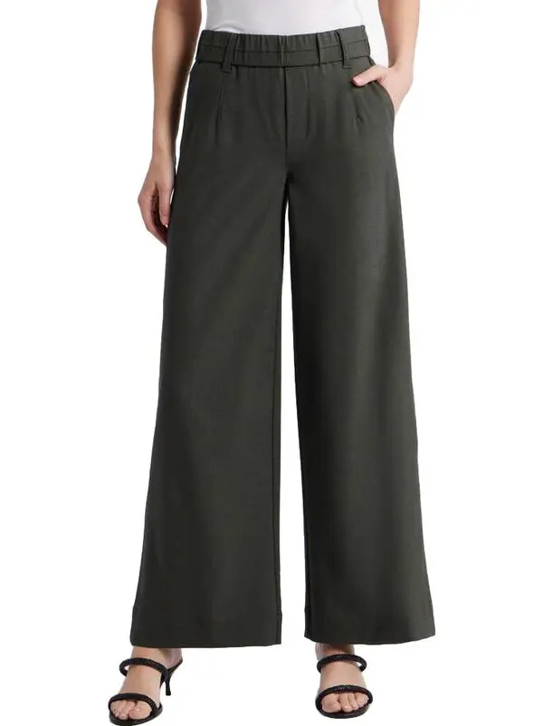 Wit & Wisdom Skyrise Straight Leg Pants - Midnight Olive