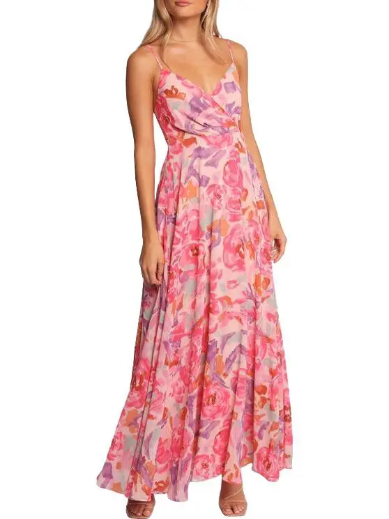 PETAL & PUP Floral Sleeveless Maxi Dress - Multi Floral