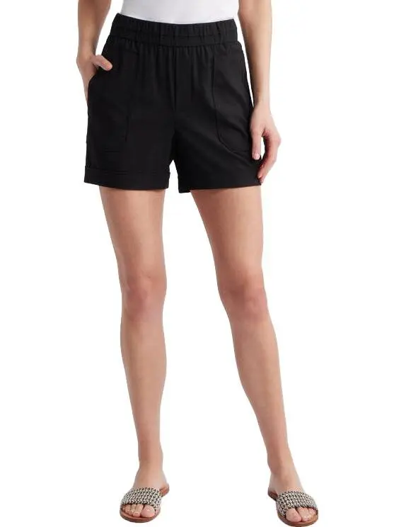 Wit & Wisdom Skyrise Patch Pocket Shorts - Bk-black
