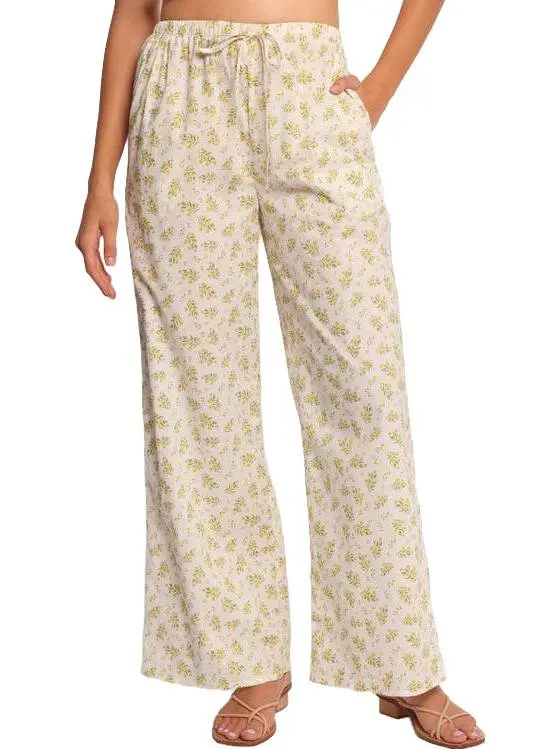 PETAL & PUP Ruthie Floral Cotton Pants - Ditsy Floral