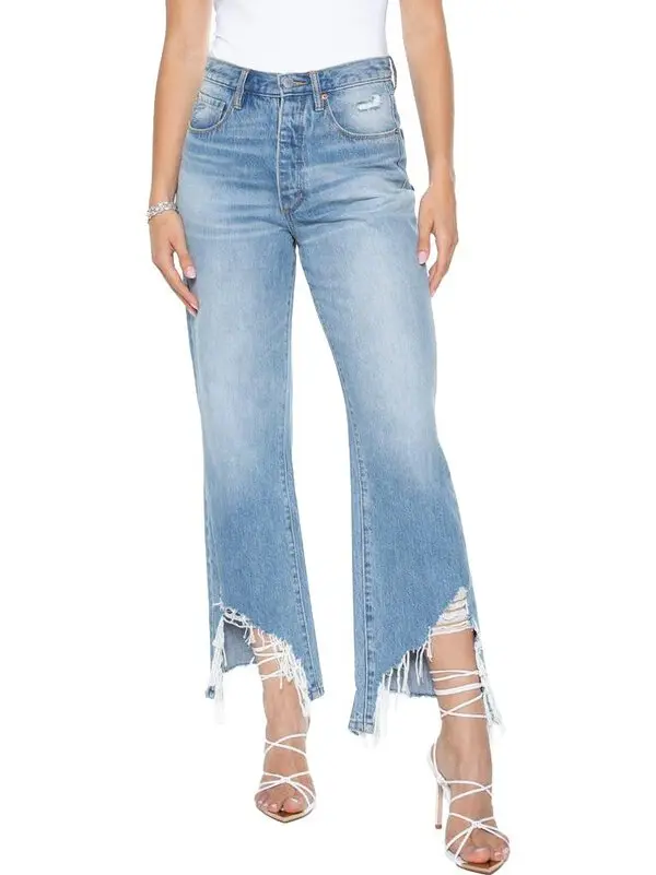 BLUE REVIVAL Chop Shop High Waisted Jeans - Athens