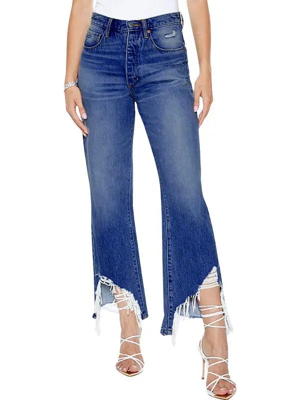 BLUE REVIVAL Chop Shop High Waisted Jeans - Bora Bora