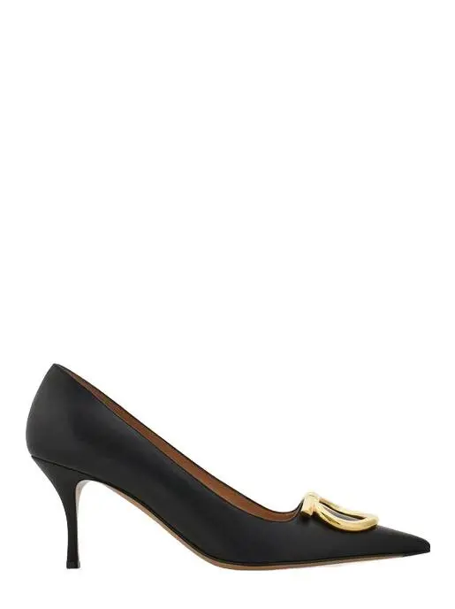 FERRAGAMO Maxi Gancini Pumps - Black