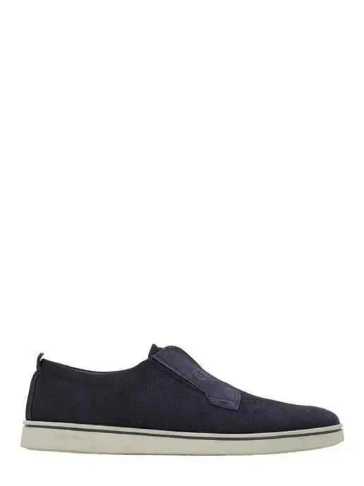 FERRAGAMO Slip-on Sneaker - Navy