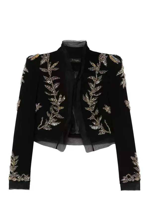 M.MARQUISE Karin Embellished Blazer - Black