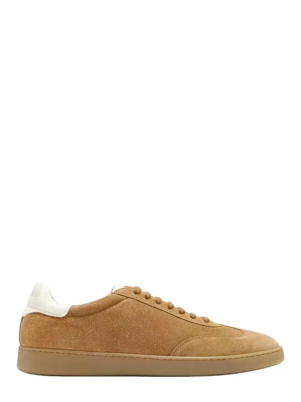 STUART WEITZMAN Suede Low-top Sneakers - Brown