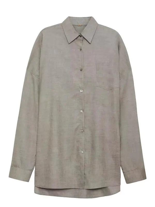 Adam Lippes Classic-collar Shirt - Neutrals