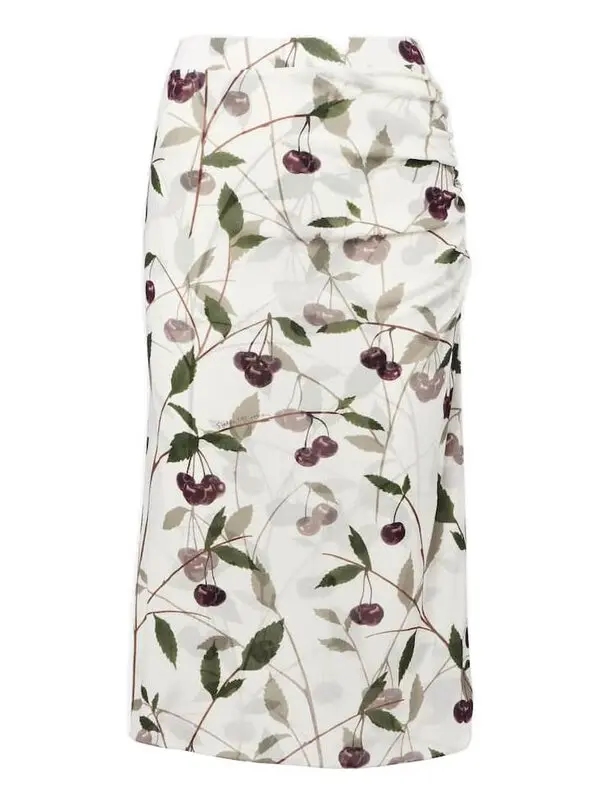 Stella McCartney Jersey Midi Skirt - White