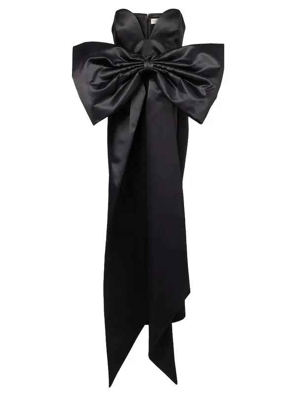 THE NEW ARRIVALS ILKYAZ OZEL Strapless Maxi Dress - Black