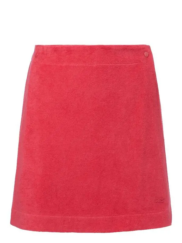 ERES Spa Cotton Terry Wrap Skirt - Red