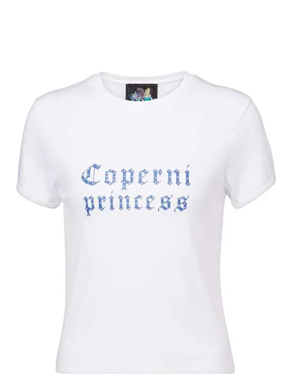 Coperni X Disney® Princess Cotton Jersey T-shirt - White