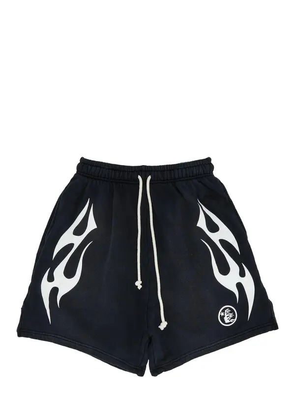 HELLSTAR Flame Shorts - Black
