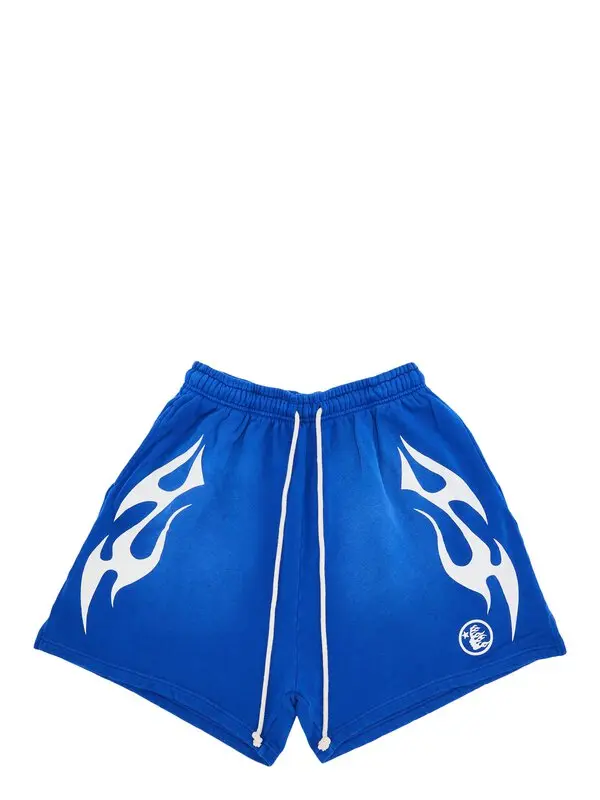 HELLSTAR Flame Shorts - Blue