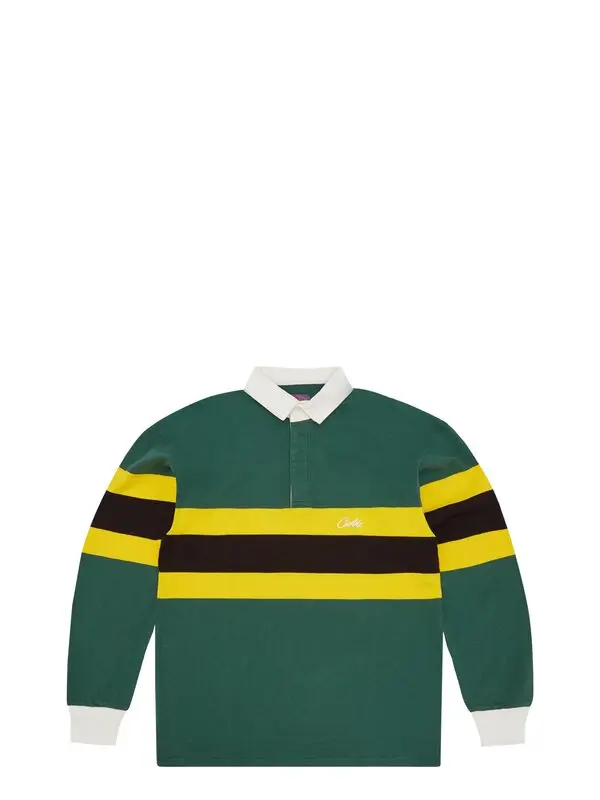 CORTEIZ Striped Rugby Shirt - Green