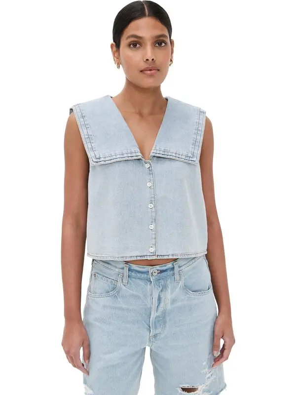 FRAME The Yacht Sleeveless Top - Attention