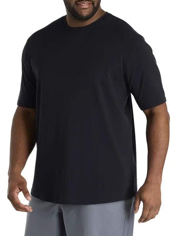 TRAVISMATHEW FIT BY DXL Big & Tall Cloud Crew Tee - Black