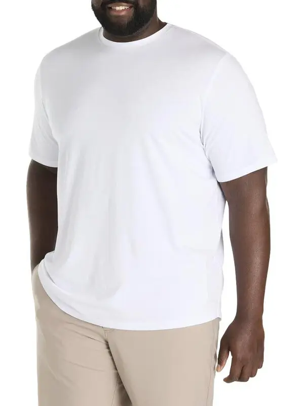 TRAVISMATHEW FIT BY DXL Big & Tall Cloud Crew Tee - White