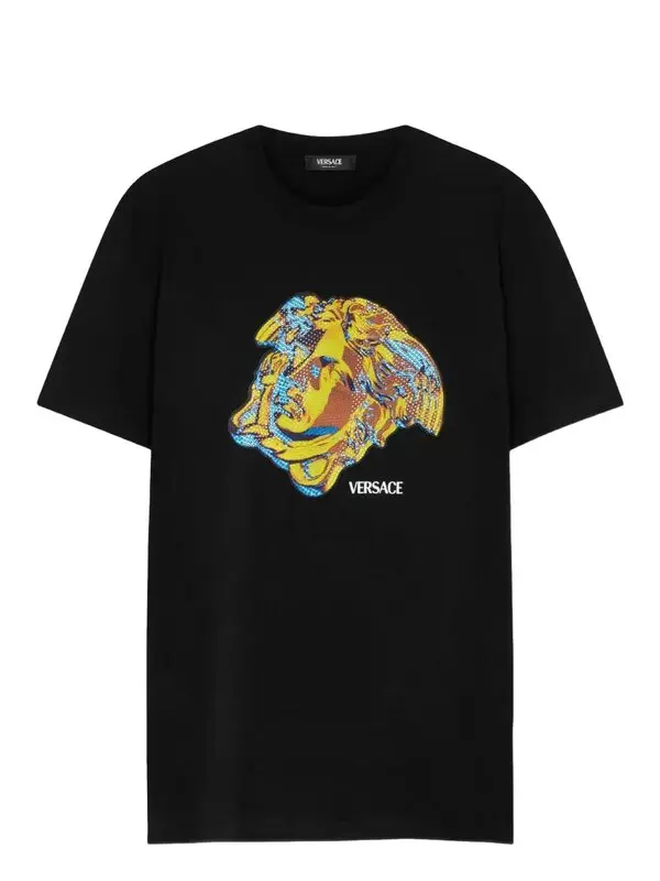 Versace Crystal Medusa Study T-shirt - Black