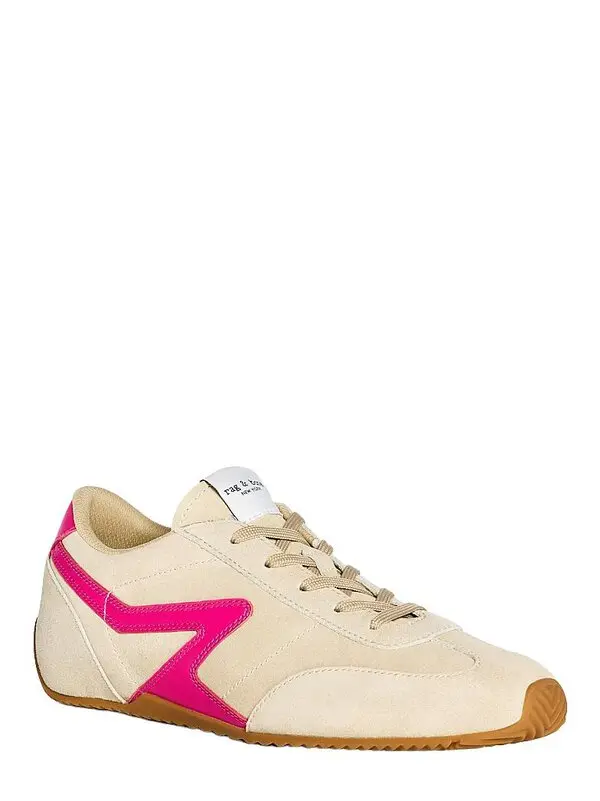Rag & Bone Retro Runner Slim Sneakers - Light Sand Suede
