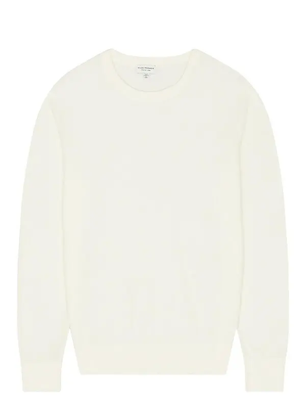 Club Monaco Micro Boucle Sweater - Cream