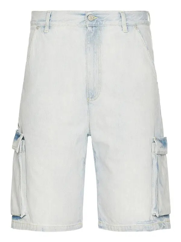 LE PERE Star Drover Cargo Short - Faded Blue