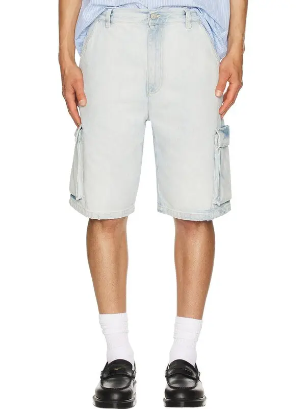 LE PERE Star Drover Cargo Short - Faded Blue