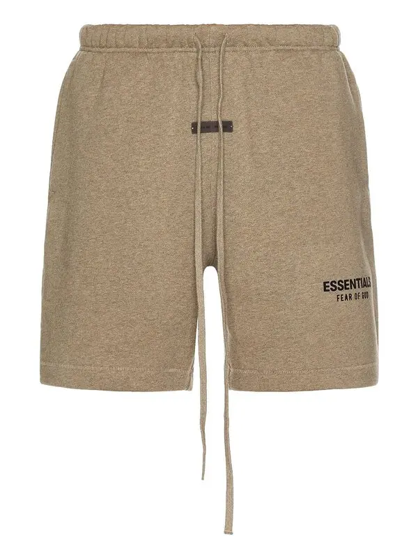 Fear Of God Essentials Soccer Fleece Shorts - Homestead Heather