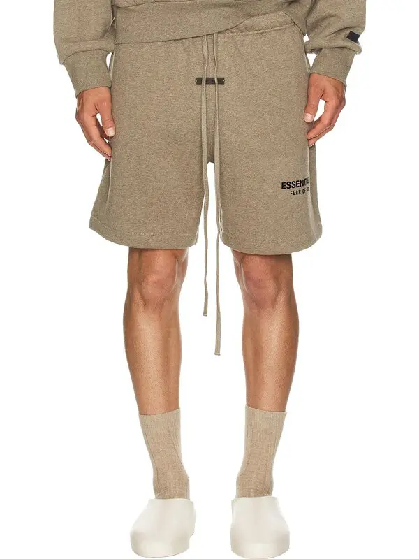 Fear Of God Soccer Fleece Shorts - Homestead Heather