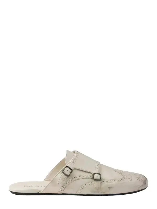 Prada Shuffle Mules - Neutrals
