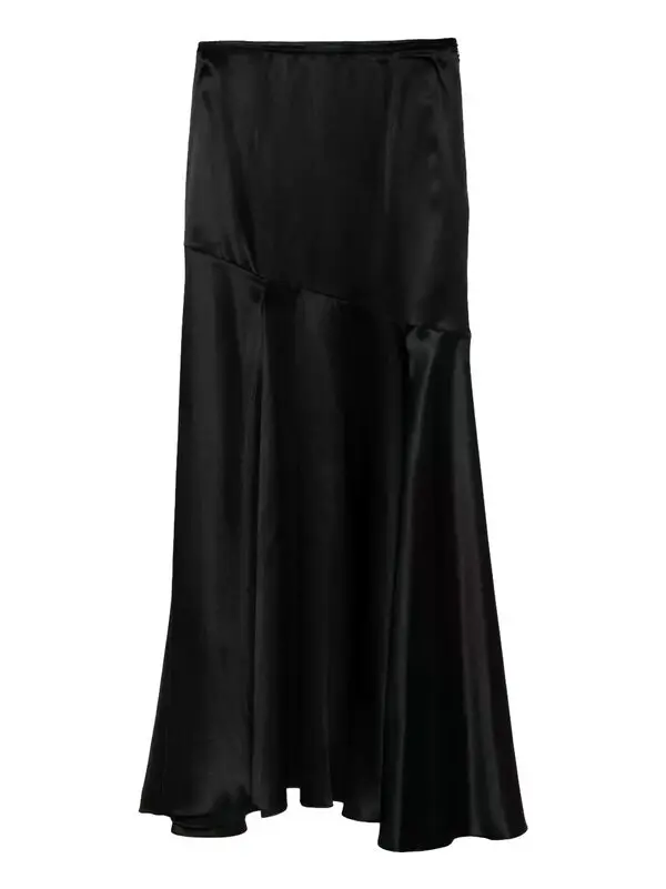 Simone Rocha Long-slit Maxi Skirt - Black