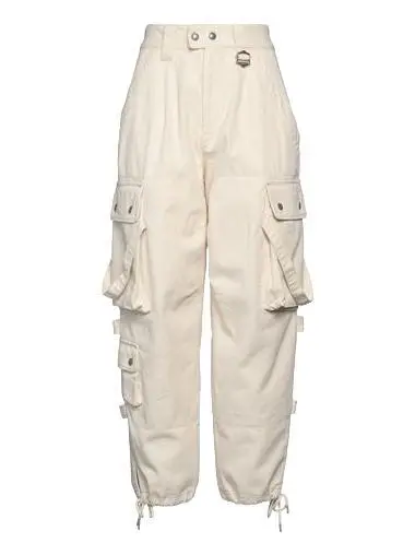Isabel Marant Cotton Gabardine Cargo Pants - Beige
