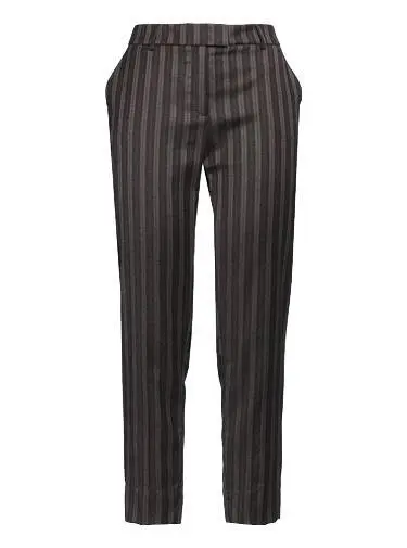 Peserico Tapered Virgin Wool Pants - Brown
