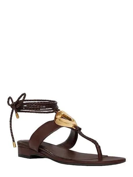 Rebecca Minkoff Ankle Wrap Sandal - Brunette