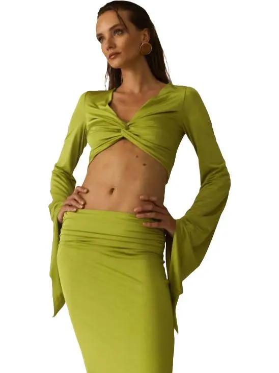 Maeve Nile Top - Lime Green