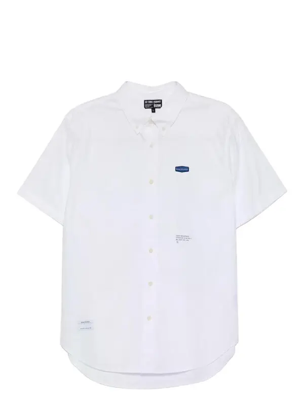 Izzue Logo-patch Shirt - White