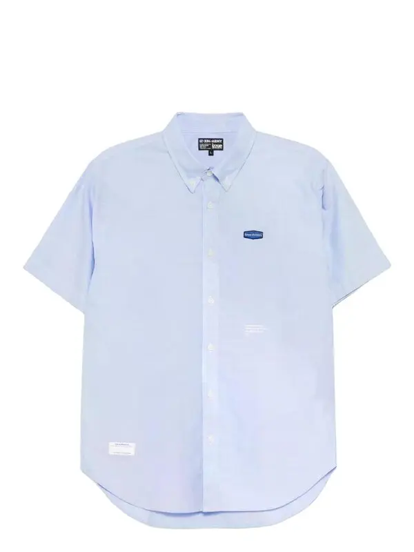 Izzue Logo-patch Shirt - Blue