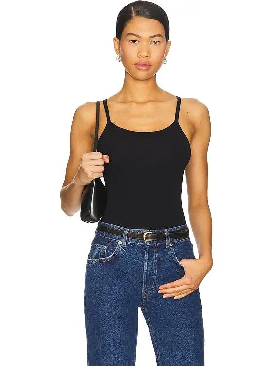 Commando Ballet Cami Bodysuit - Black