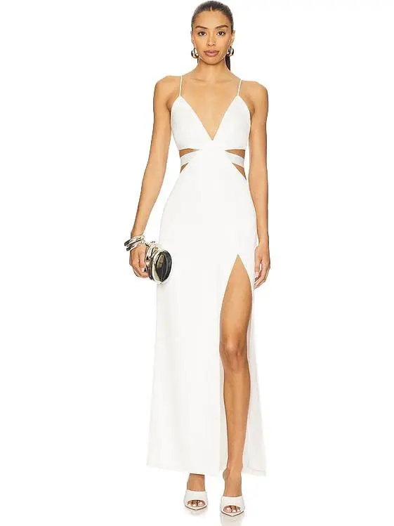 Superdown Stacie Maxi Dress - White